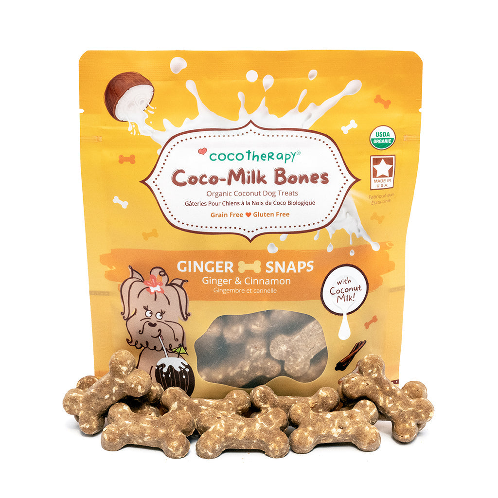 Coco-Milk Bones Treats for Dogs Coconut and Ginger Snaps – boatsnbarks