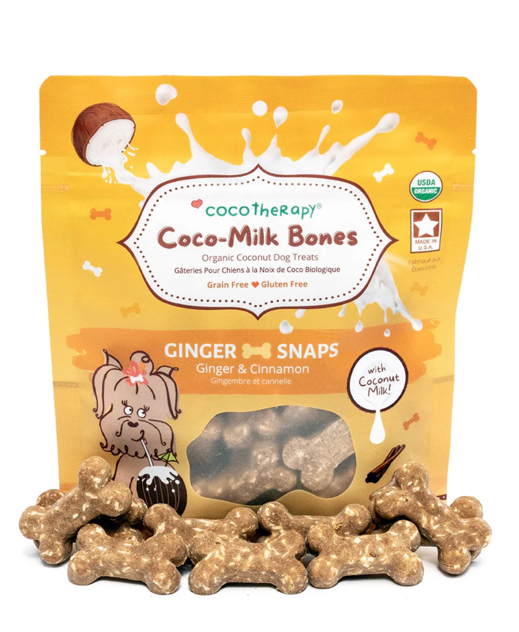 Coco-Milk Bones Ginger Snaps Treats for Dogs – boatsnbarks